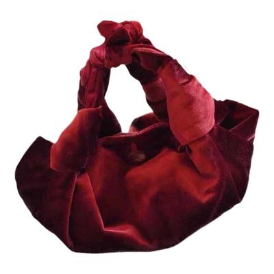 【ANTI】23AW 丝绒饺子row ascot包复古手拎包女法国小众savi同款