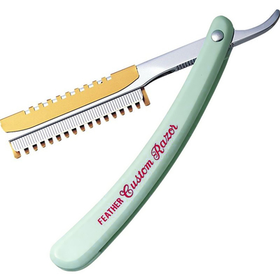 feather羽毛修眉刀架美容院专用