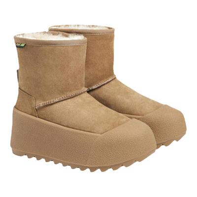 厚底保暖靴子女短靴棉靴雪地靴