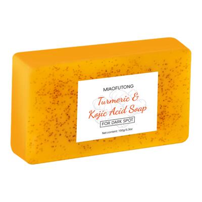 Turmeric Kojic Acid Glow Soap Dark Spot Acne Removal Even Sk