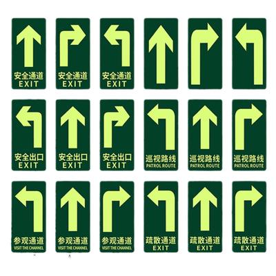 参观通道耐磨巡视路线无字标志贴