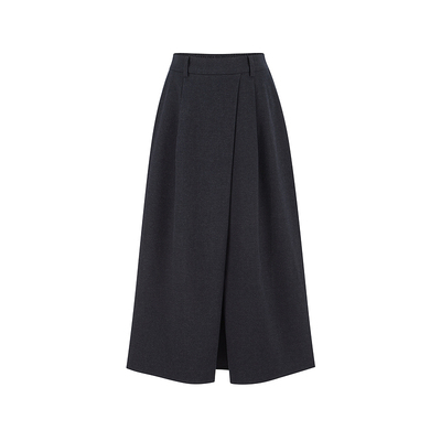 indicia标记商场同款2025冬新款简约百搭通勤风马面裙 F2D5QZ600C