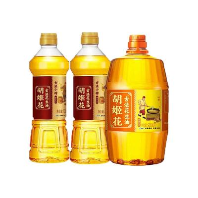 胡姬花古法花生油2.3L组合