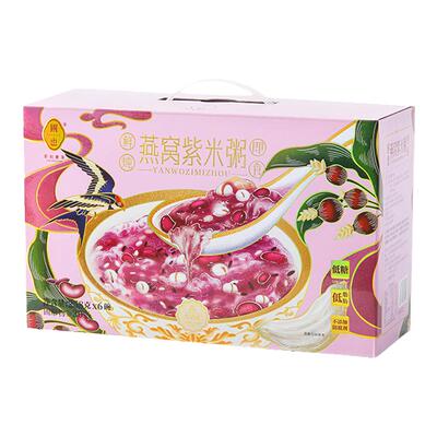圃也家燕窝紫米粥速食早餐粥