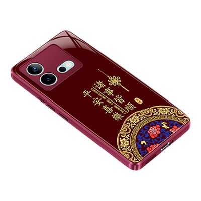 适用IQOOneo8Pro手机壳vivoiqooneo8新款红色2026新年vivo硅胶保护套iq00neo过年全包防摔男女iqoo喜庆软外壳