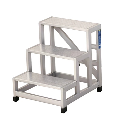 加厚工业踏步梯铝合金二步台阶梯