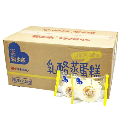 爱乡亲蒸蛋糕早餐面包整箱