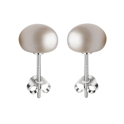 卡洛美饰品韩国s925银淡水女韩版