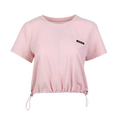 annerun网红运动短袖女圆领速干