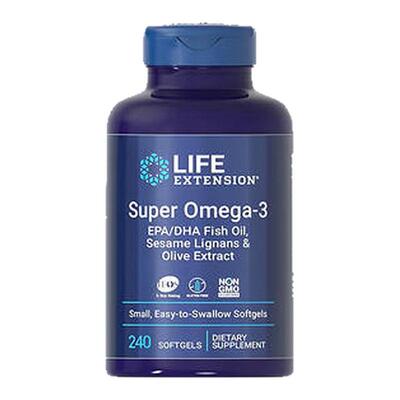 沿寿life extension深海橄榄鱼油omega3软胶囊epa240粒