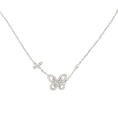 气质百搭复古蝴蝶项链