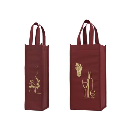 盛辉无纺布高档红酒袋中秋节