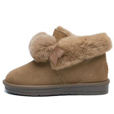 snowelf雪地靴冬季内增高厚底