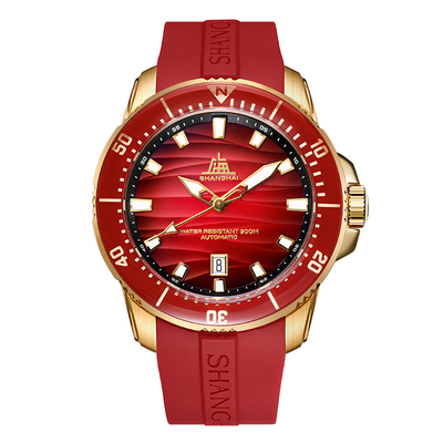 上海机械表潜水300米防水陶瓷圈