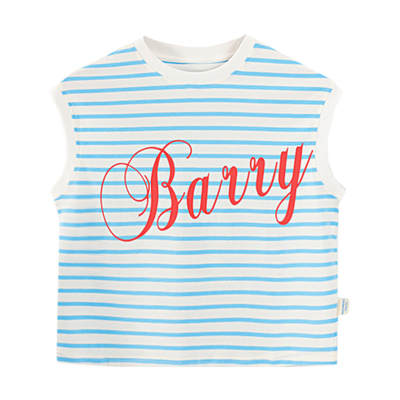 BarryBanny女童短袖t恤字母印花