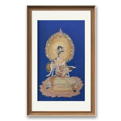 文殊像可上色线稿带过程视频教程