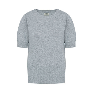 Letter from moon春日经典复古修身针织衫2025春新款休闲短袖毛衣