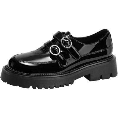 厚底乐福鞋女英伦风增高natursun