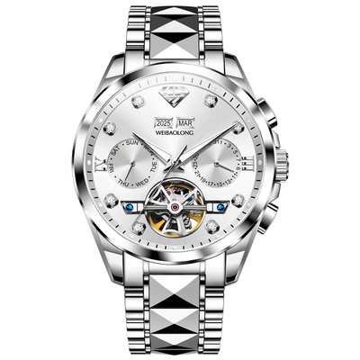 【镶真钻石】高档全自动机械男表