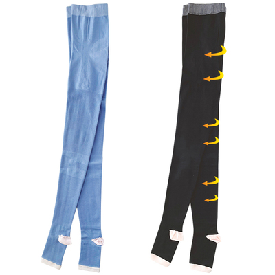 压力睡眠袜强压连裤显瘦腿裤美腿塑形小腿大腿保暖日本版女秋冬季