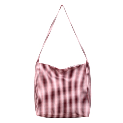 韩国托特包女大容量慵懒风帆布包20226新款单肩大学生上课补习袋