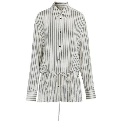 知识分子风经典条纹衬衫