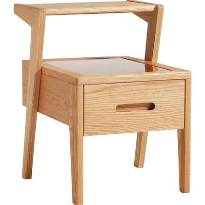 小型床头柜林氏橡木简约现代