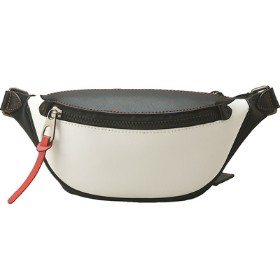 胸包FMMIX牛皮休闲百搭