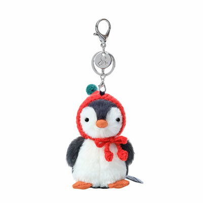Nomielle带帽黑色企鹅挂件毛绒玩具玩偶摆件男女生日节日礼物