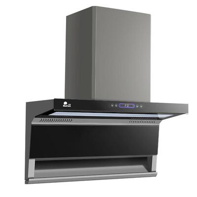 红日抽油烟机家用顶侧双吸自清洗