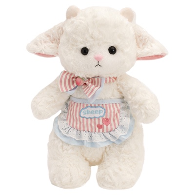 小羊玩偶卡通毛绒玩具羊咩咩
