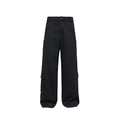 JCAESAR CARGO PANTS 双插袋侧贴袋工装裤 斜向结构线 合体直筒