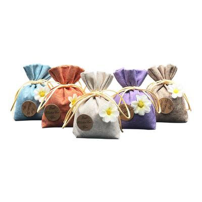 栀子花车载香薰香包除异味挂件