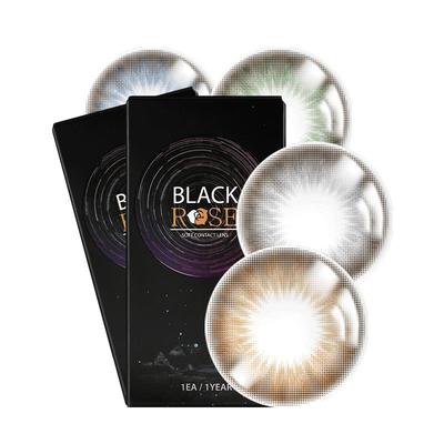 韩国美瞳半年抛硅水凝胶隐形眼镜大直径年抛棕灰蓝色近视正品14.0