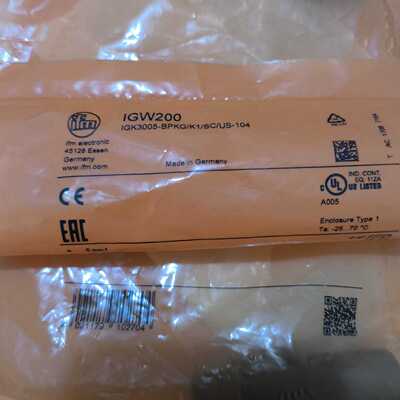 议价IGW200易福门传感器全新原装正品现货，有2个，标价为单价
