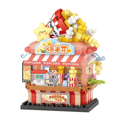 LOZ/俐智街边小店微小颗粒模型
