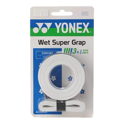 YONEX/尤尼克斯羽毛球拍手胶AC994CR印花款防滑吸汗带四条装
