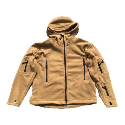 深卡其色khaki棕色款抓绒夹克