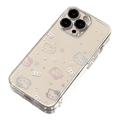 适用VIVOS50/30PROMINI手机壳透明S60/20/19/18/17高级s16小猫卡通粉色猫猫新款s16E保护y500s10全包S15PRO套