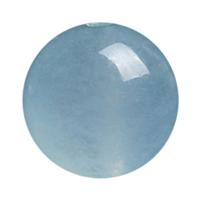 素石水晶玉髓海蓝色单颗