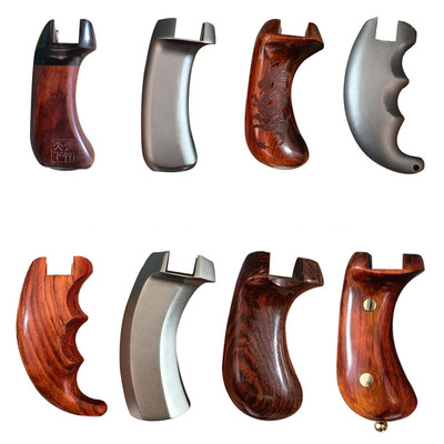 弹弓手柄握把配件手感好木料木材