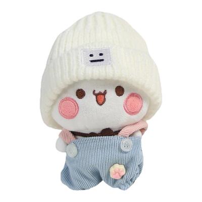 新款一二布布针织帽背书包包挂件