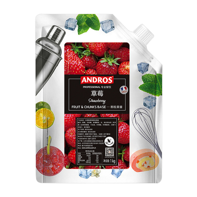 安德鲁ANDROS草莓颗粒果酱