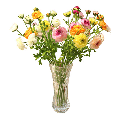 高端3头芍药卧室餐桌6枝组合假花