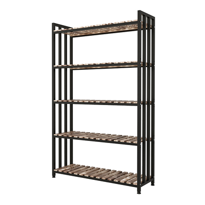 铁艺实木室外花架客厅多层可调节