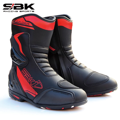 新款sbk摩托车骑行靴赛道耐磨