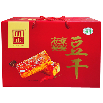 网红休闲明正豆干特产礼盒多口味