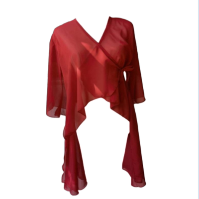 古典汉唐纱衣阔腿裤舞蹈服