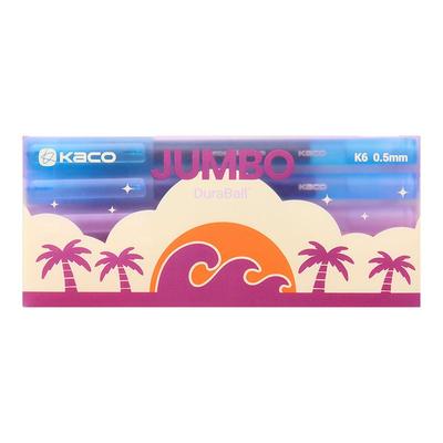 KACO 中性笔珍宝加州落日5支装学生专用0.5mm彩色笔莫兰迪色中性笔ins简约风中性笔办公学生专用手账书写