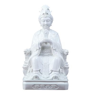 陶瓷泰山奶奶神像家用供奉摆件